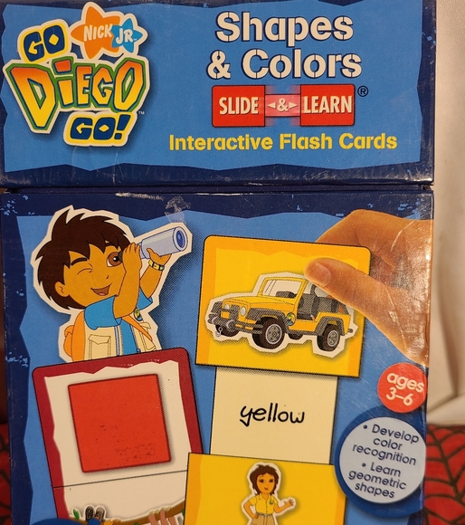 Other | Go Diego Go Nick Jr Interactive Flash Cards Shap | Poshmark